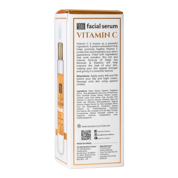Dead Sea Skincare Dead Sea Collection Facial Serum W Vitamin C